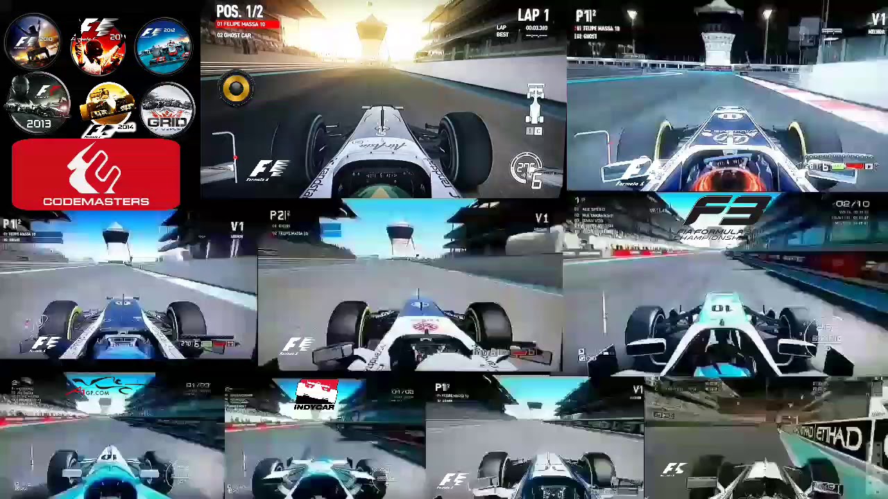 F1 2010-2016 vs Grid + Bônus Clássico. - YouTube