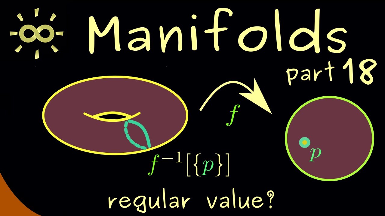 Manifolds 18 | Regular Value Theorem (abstract version) [dark version ...