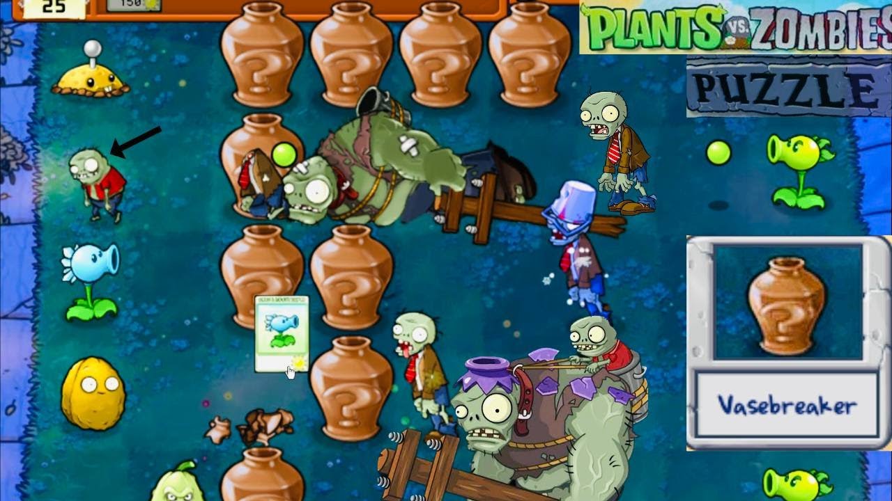 Plants vs Zombies 1 Gameplay (PC),Puzzle-Vase Breaker #gaming# ...