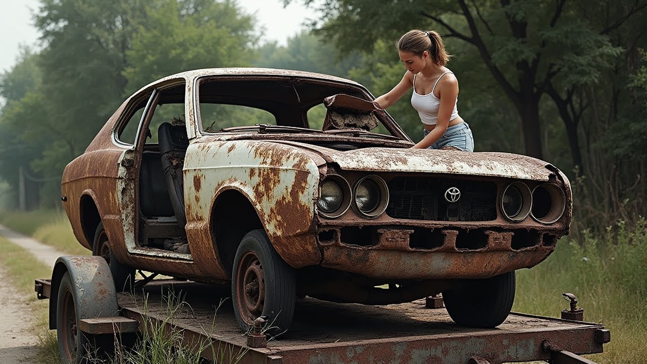 Restoration of a Rusty Car. Saving a Rusty Toyota: The Restoration ...