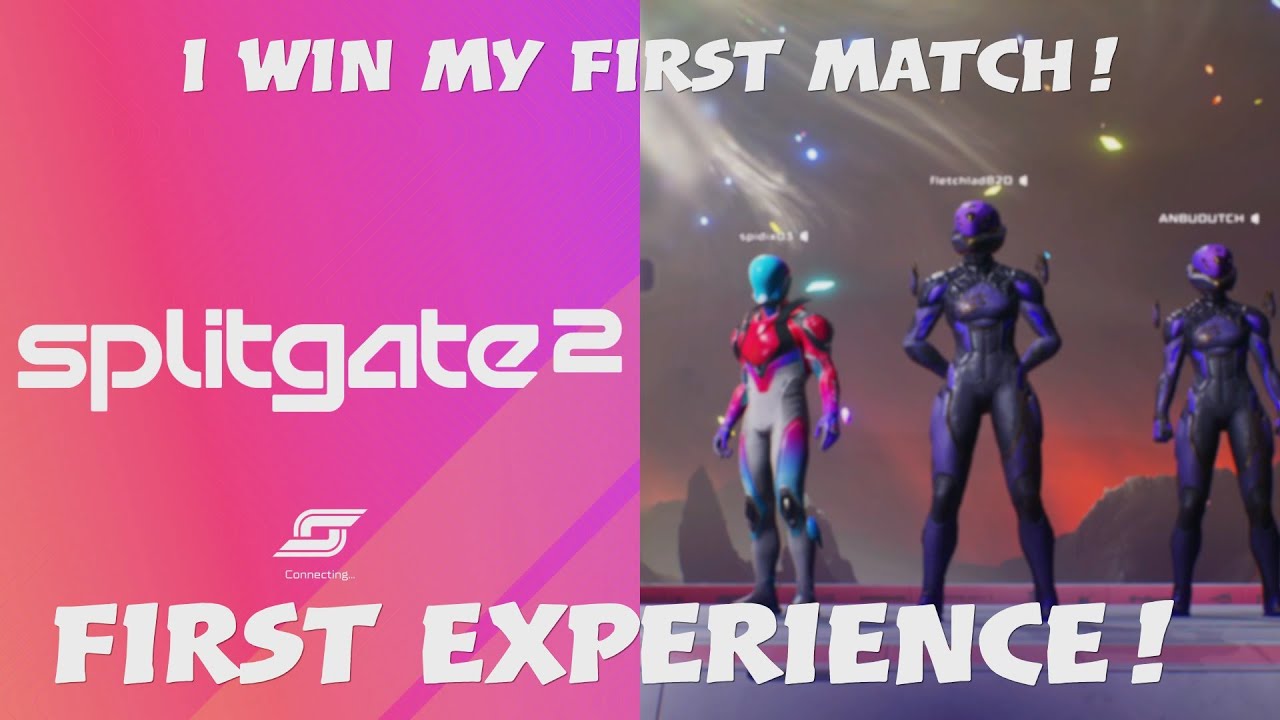 Splitgate 2: my first experience in Splitgate 2 and i dominate my first game! 9+ elimination win ...