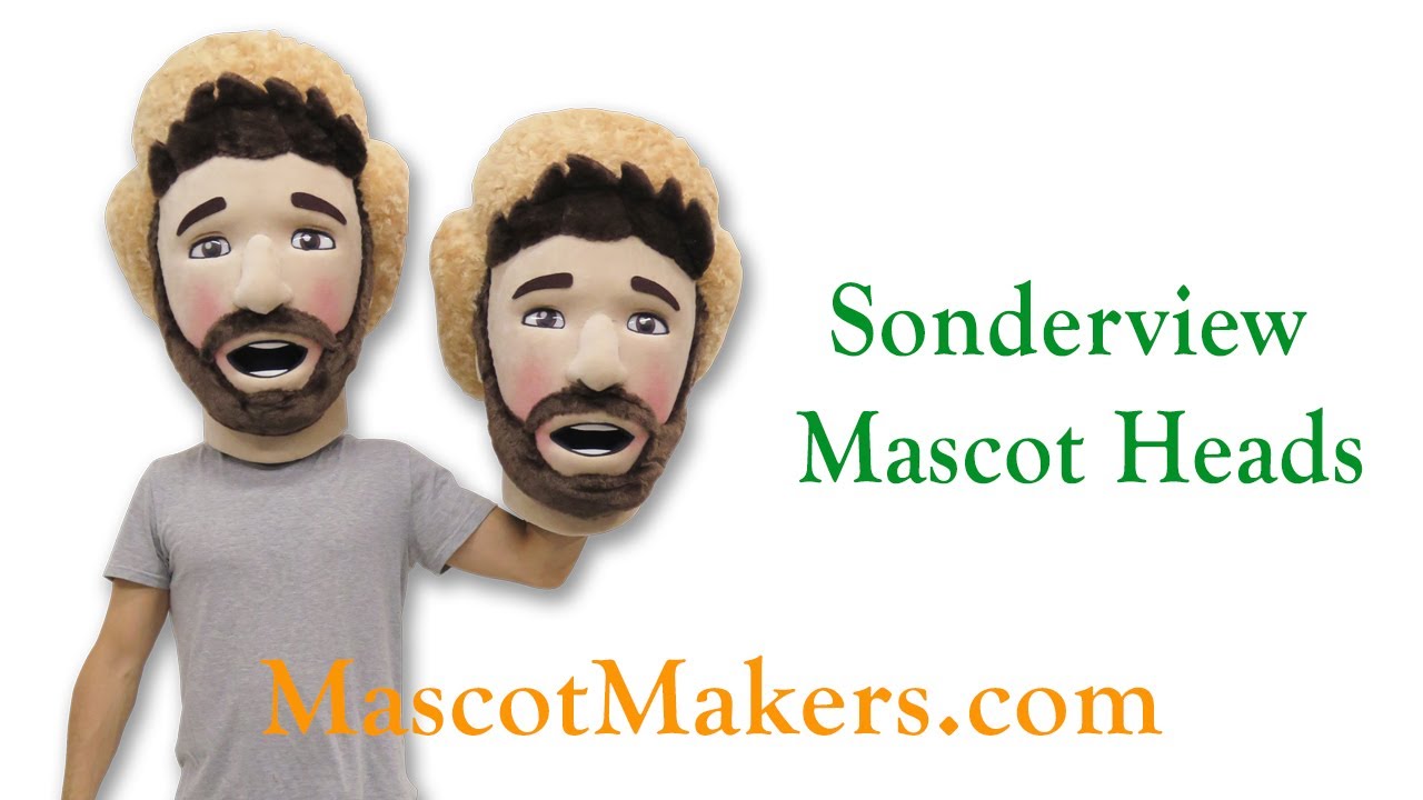 AJR Head Mascot Costume for AJR Productions, CT | Mascot Makers ...