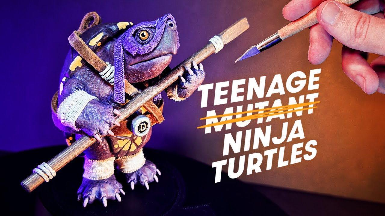 I Made A Realistic Ninja Turtle Out Of Clay Mud Turtle Donatello i-made-a-realistic-ninja-turtle-out-of-clay-mud-turtle-donatello