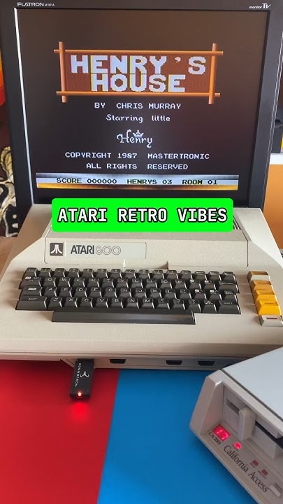 Some retro vibes from 1987 #atari8bit #atari800 #atari #atarigames #retrogaming #retro # ...