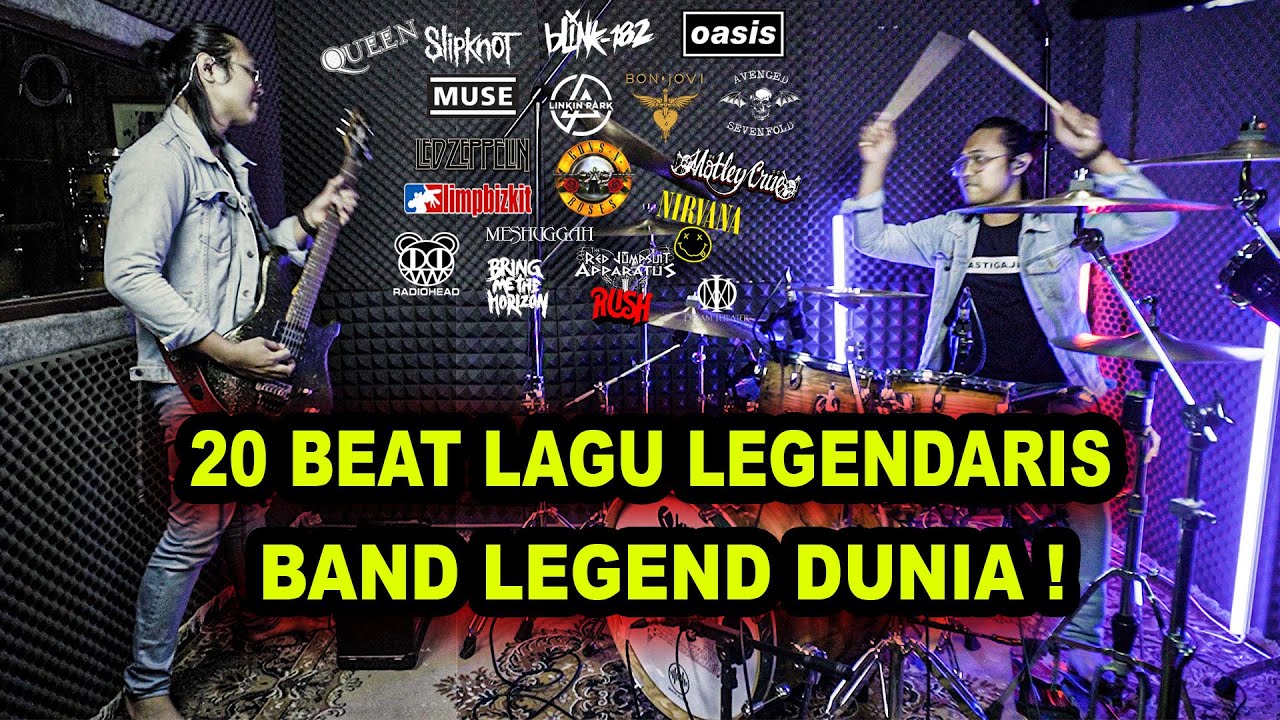 20 BEAT LAGU PALING LEGENDARIS , BAND LEGEND DUNIA !! | Gilang_NR ...