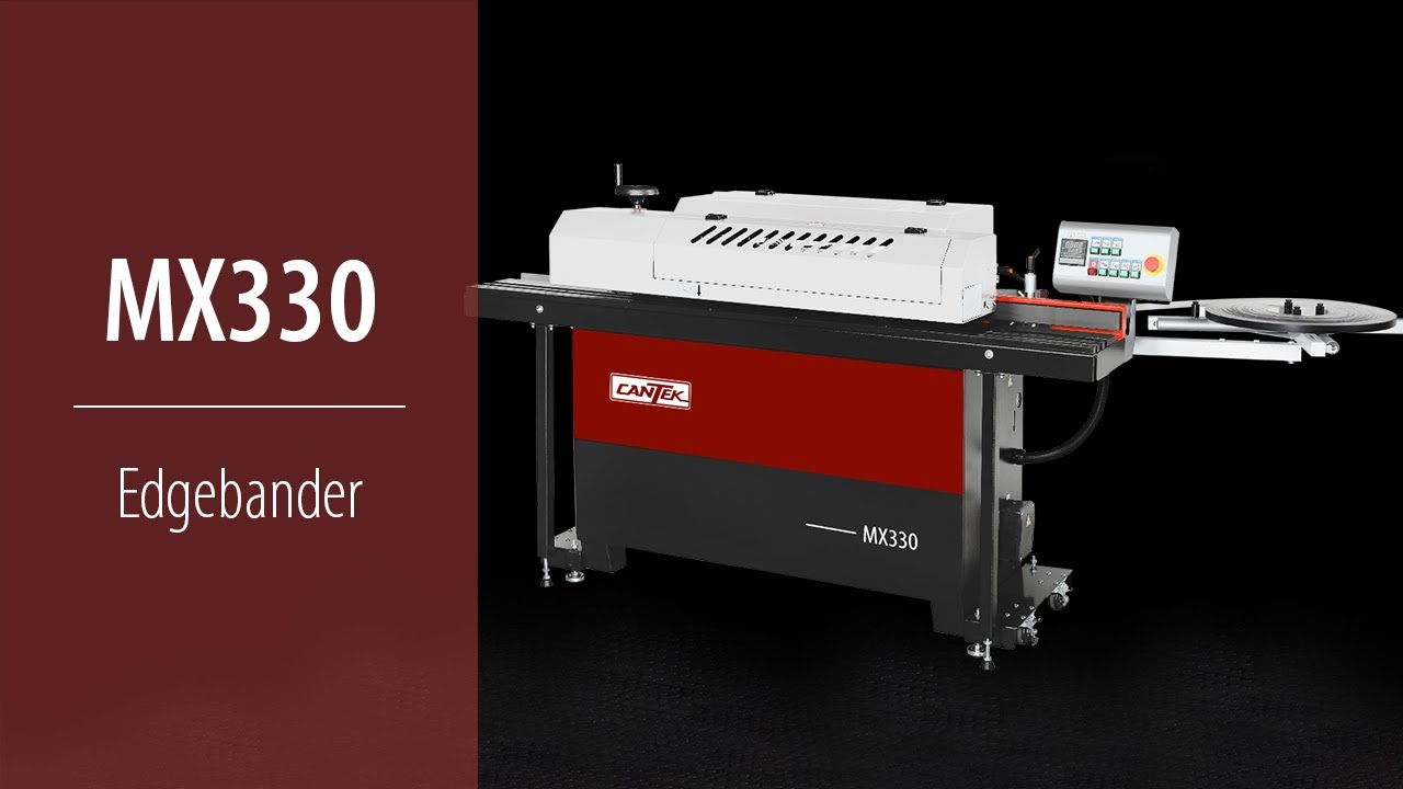 Cantek MX330 Automatic Edgebander - YouTube
