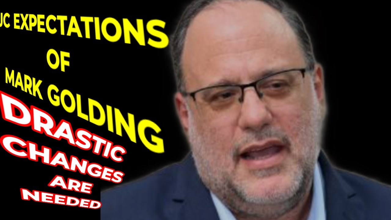 MY EXPECTATIONS OF MARK GOLDING - YouTube