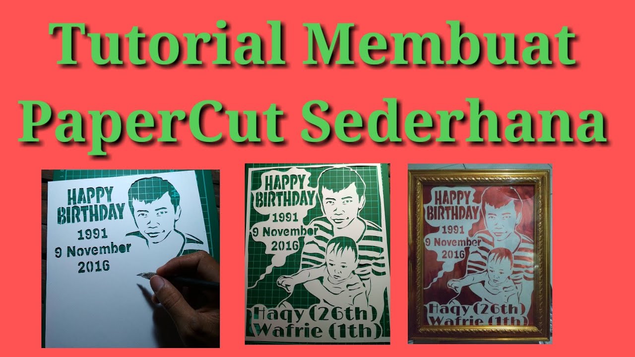 Tutorial membuat PaperCut sederhana - YouTube