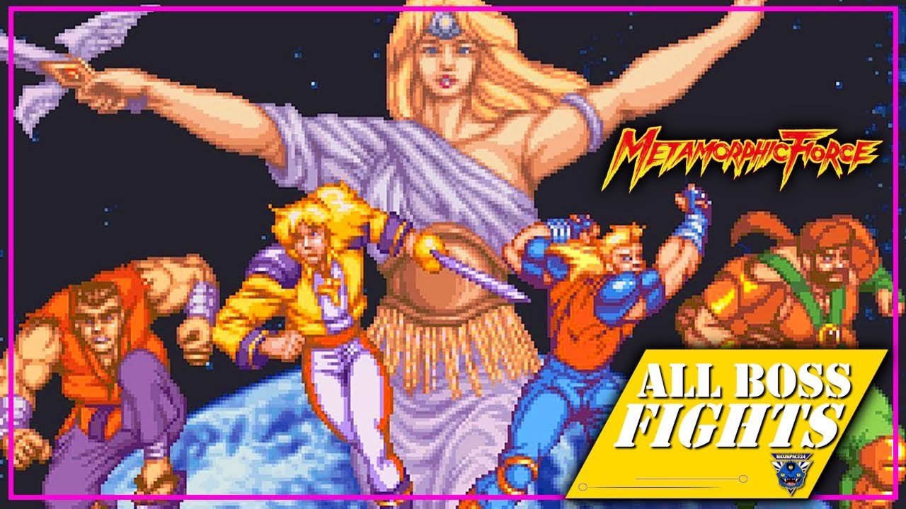 Metamorphic Force (Arcade) ALL BOSSES - YouTube