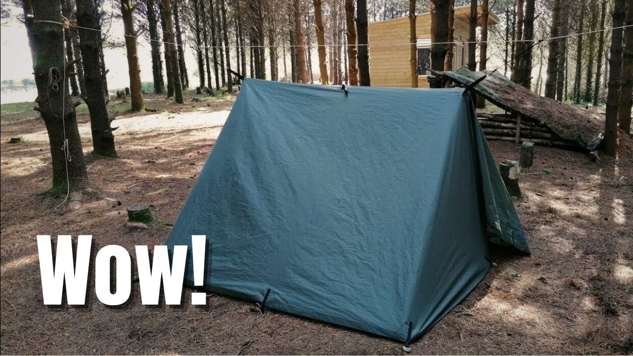 Tarpology - DD 3X3 Tarp - Foresters Tent - YouTube