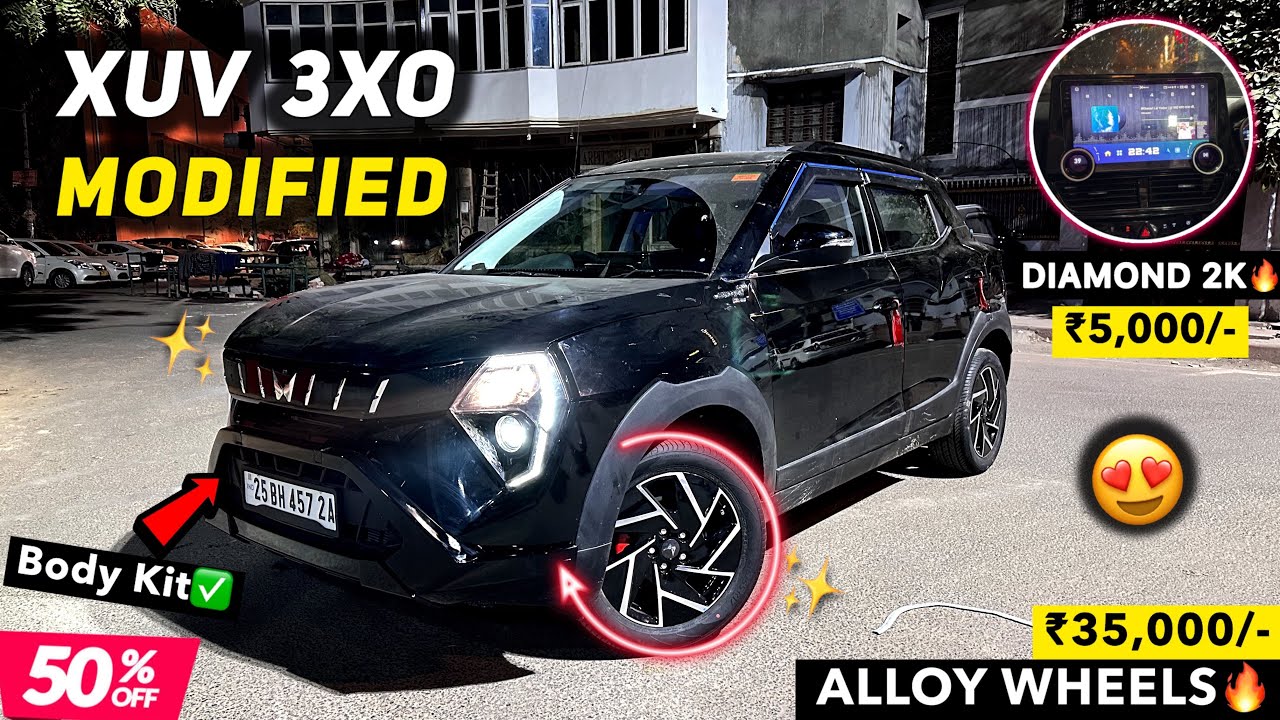 Mahindra Xuv 3xo Accessories With Price | Xuv 3xo Modification Base to ...