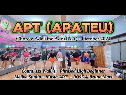 APT (APATEU) - LINE DANCE || CHOREO ADELAINE ADE (INA) - OCTOBER 2024 ...
