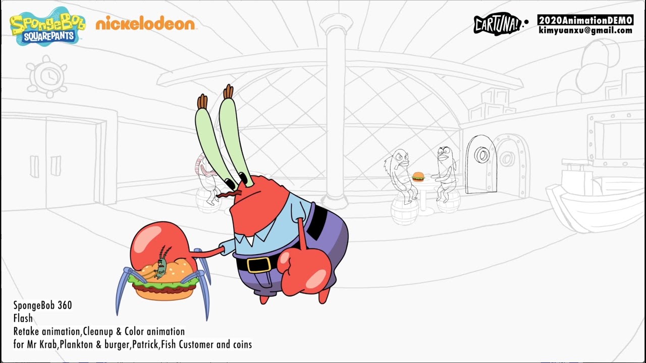 SpongeBob360 Behind The Scene Animation - YouTube