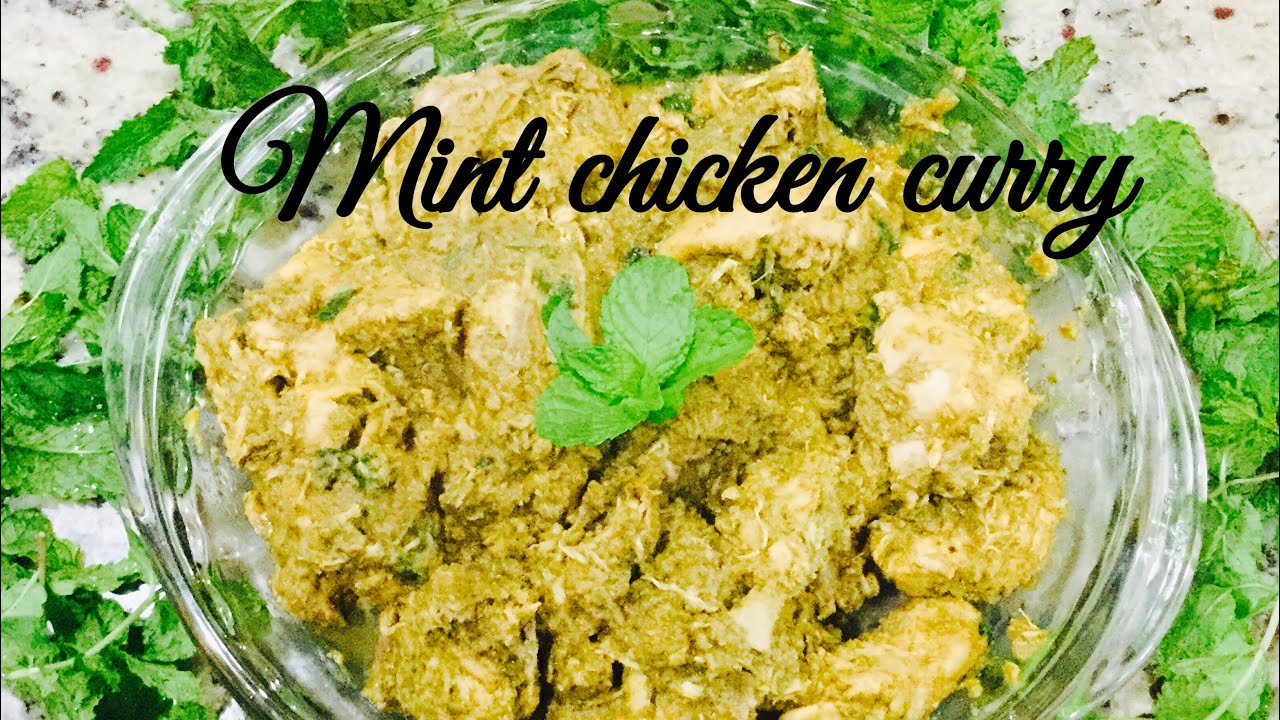 Mint Chicken Curry recipe - YouTube