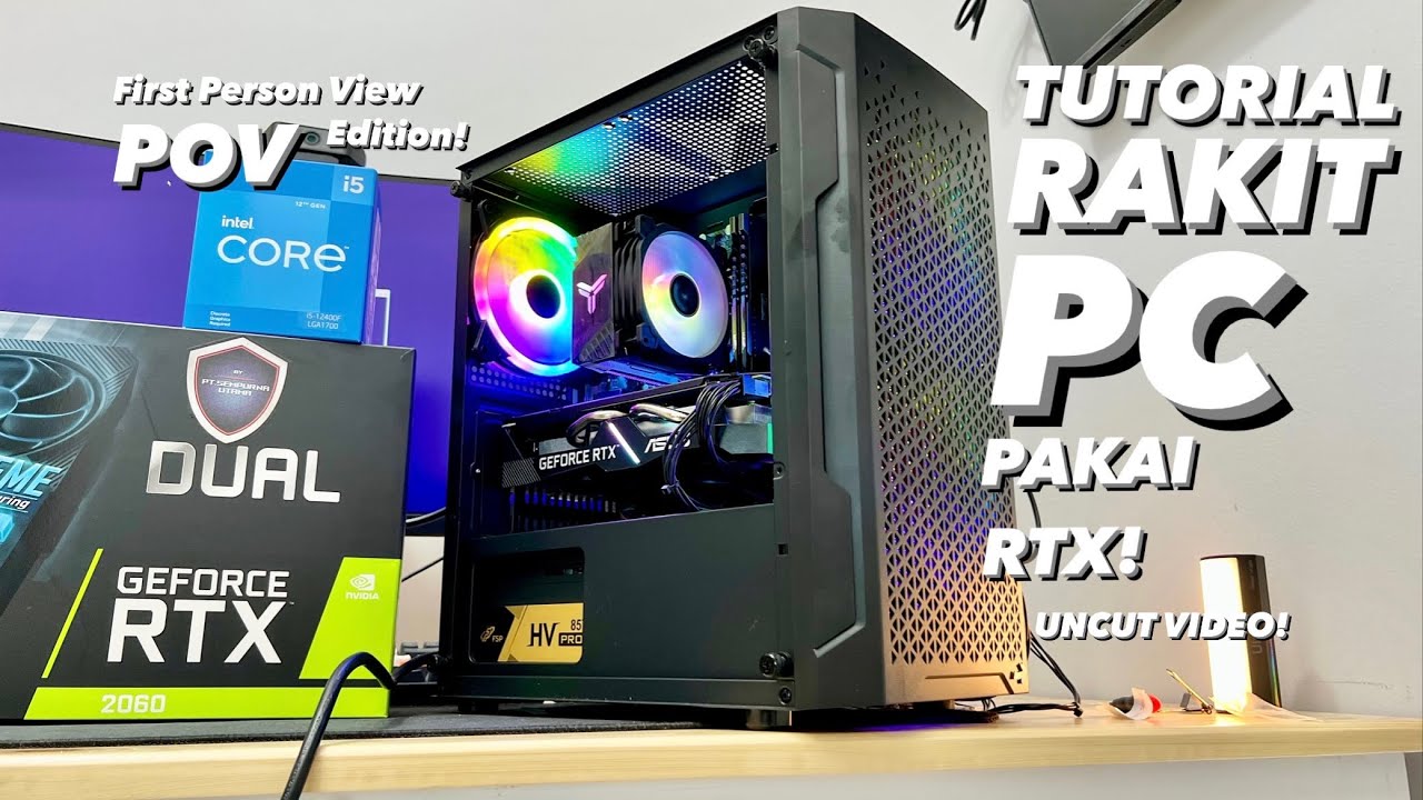 Tutorial Rakit PC 10 Jutaan Pakai RTX! | First Person/POV (Vertical Video) | I5 12400F + RTX ...