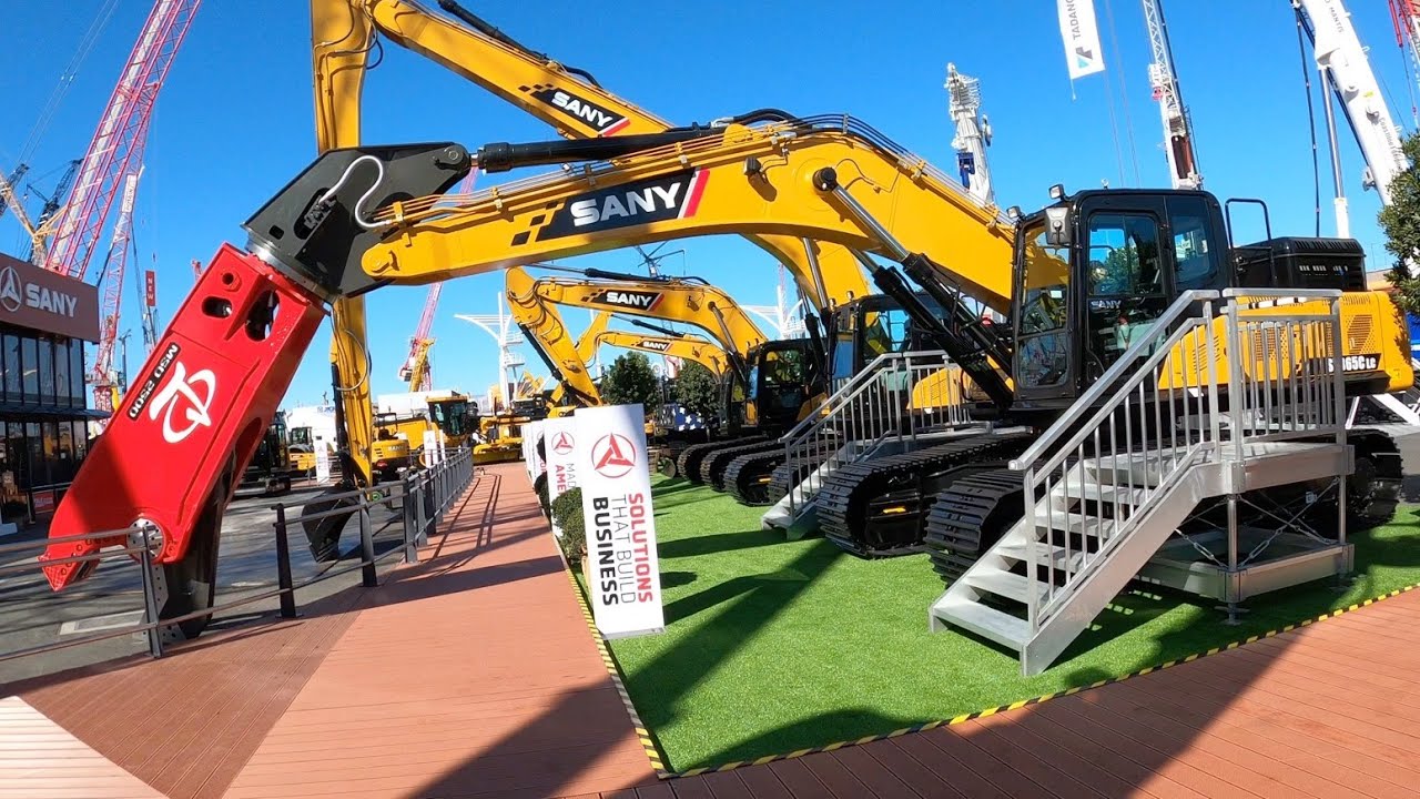 Tour of the Sany Booth Conexpo 2020 - YouTube