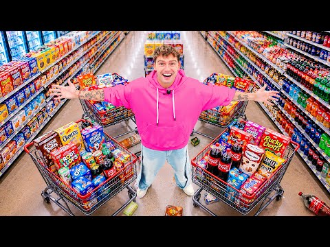 COMPRÉ TODO UN SUPERMERCADO PARA MI SOLO! 