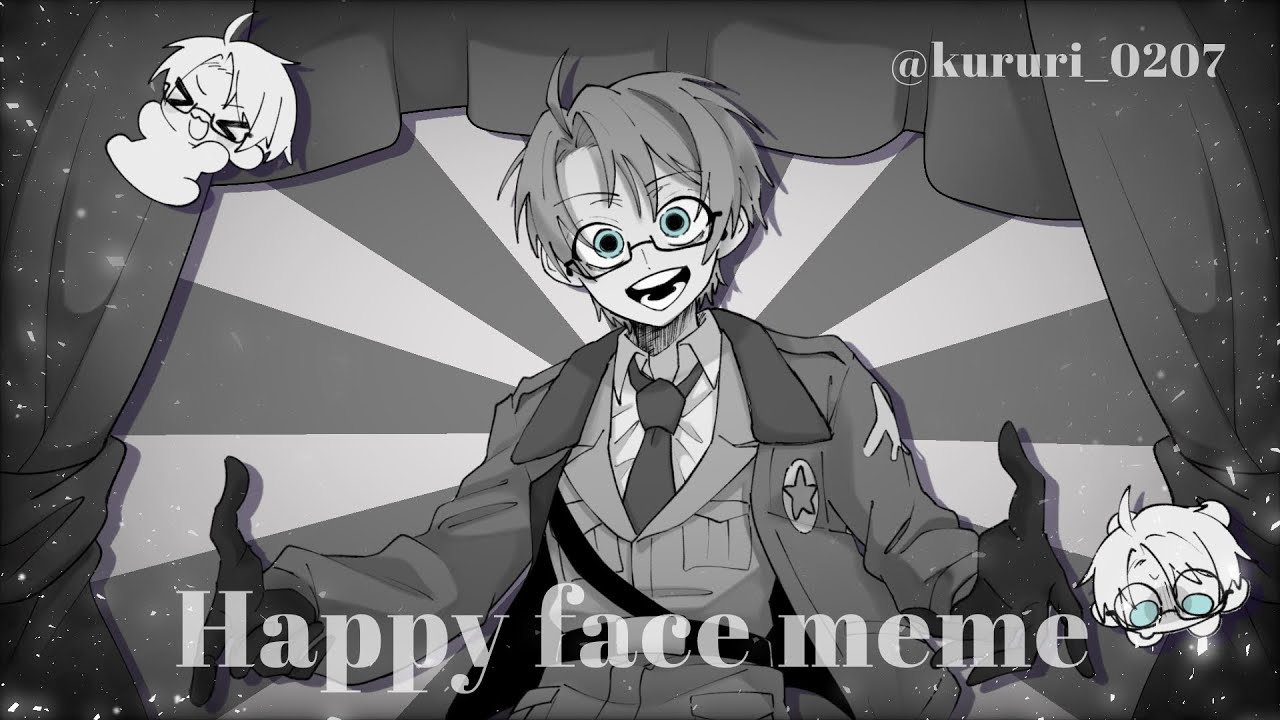 Happy face meme 【手描きAPH】 - YouTube