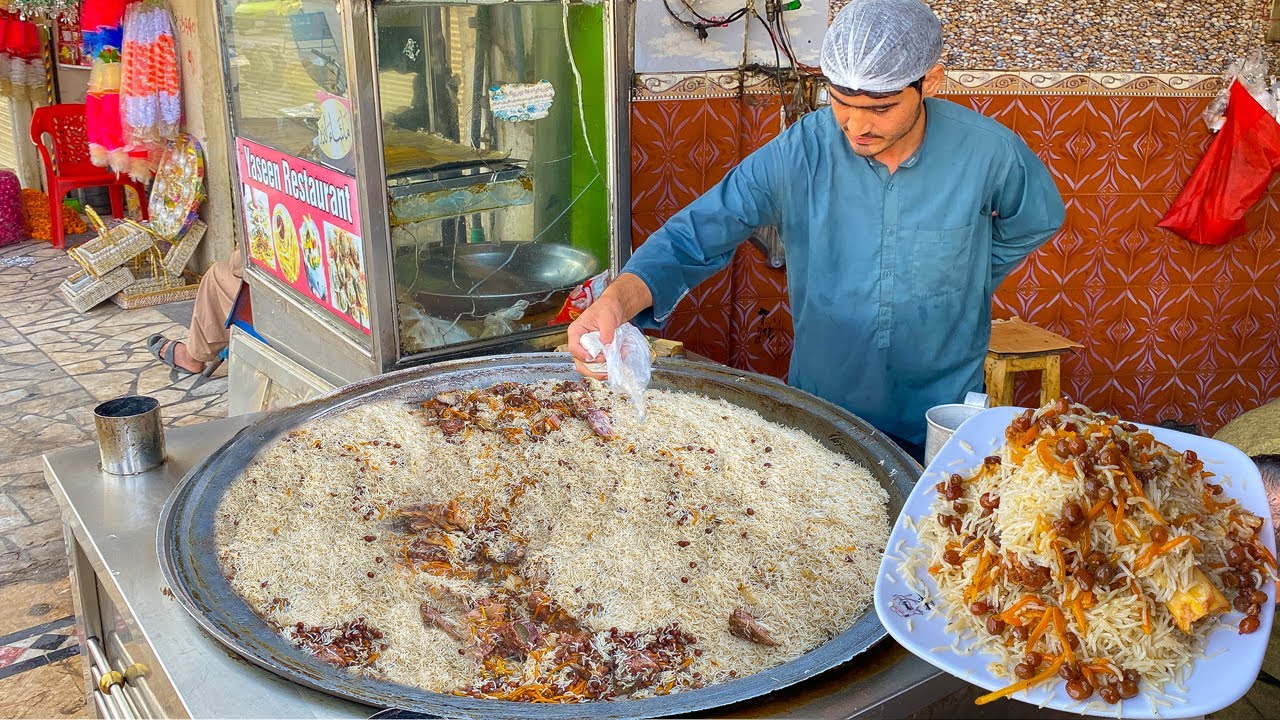 AFGHANI PULAO RECIPE | Original 130+ KG Kabuli Pulao Recipe | Pakistan ...