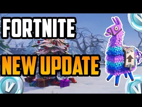 FORTNITE BATTLE ROYALE NEW WINTER/CHRISTMAS EVENT SNOW MAP - RESKINS ...