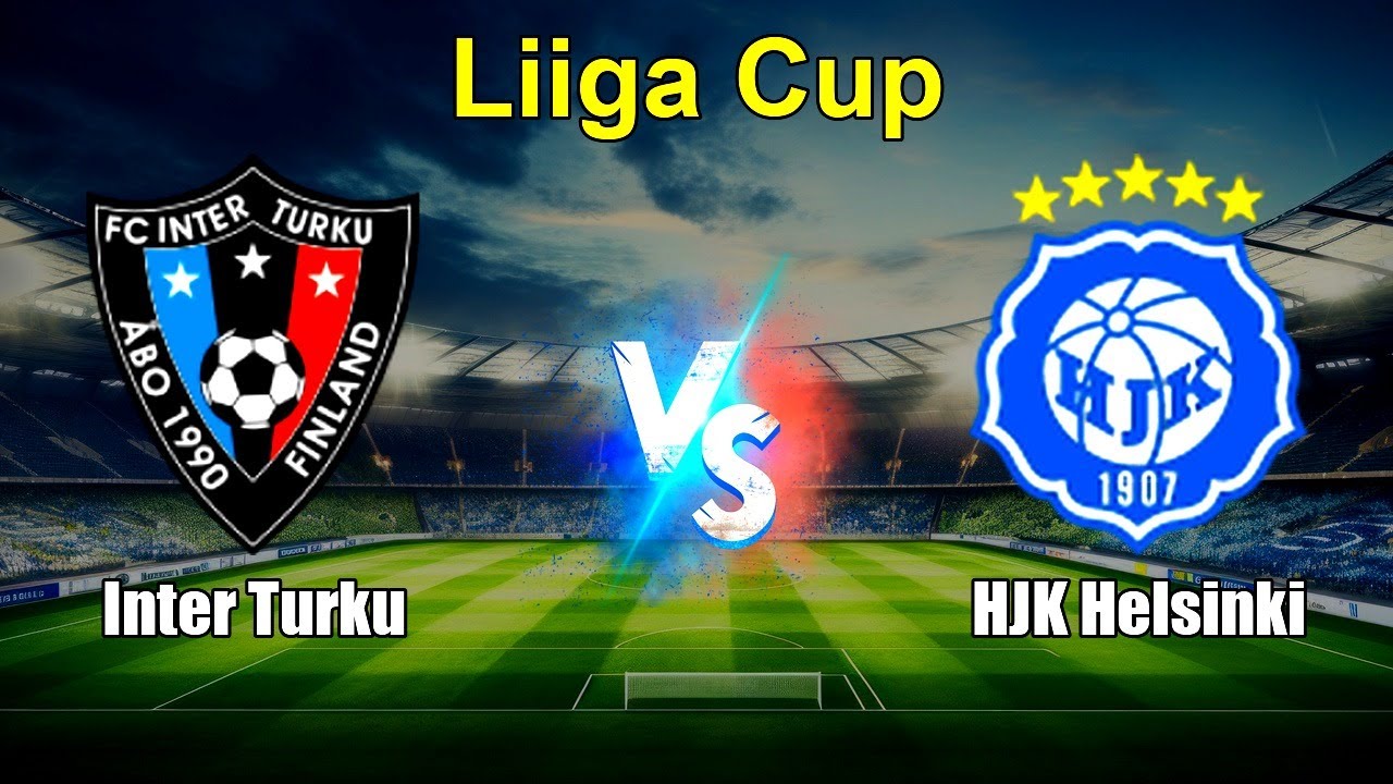Inter Turku vs HJK Helsinki Live Score Finland Liiga Cup - YouTube