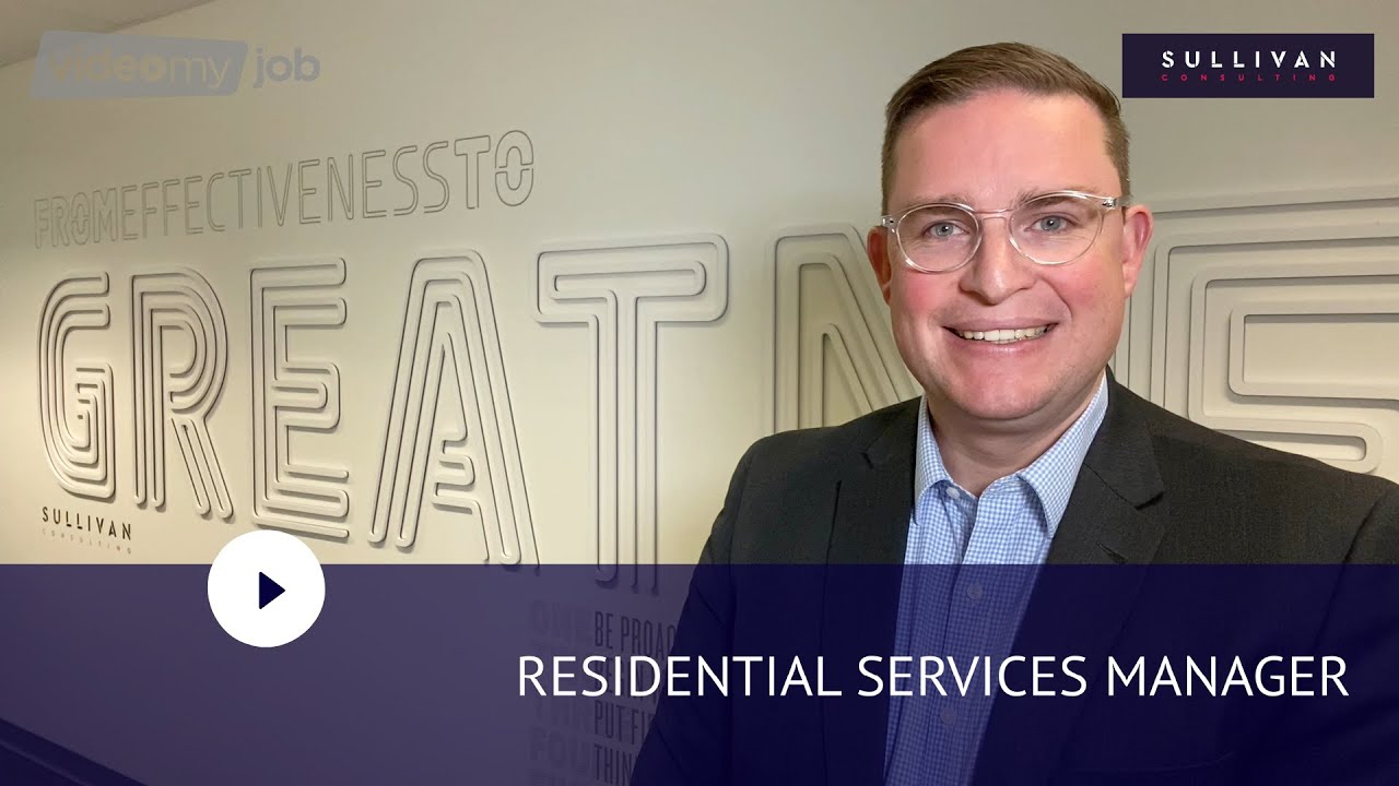 RESIDENTIAL SERVICES MANAGER - YouTube