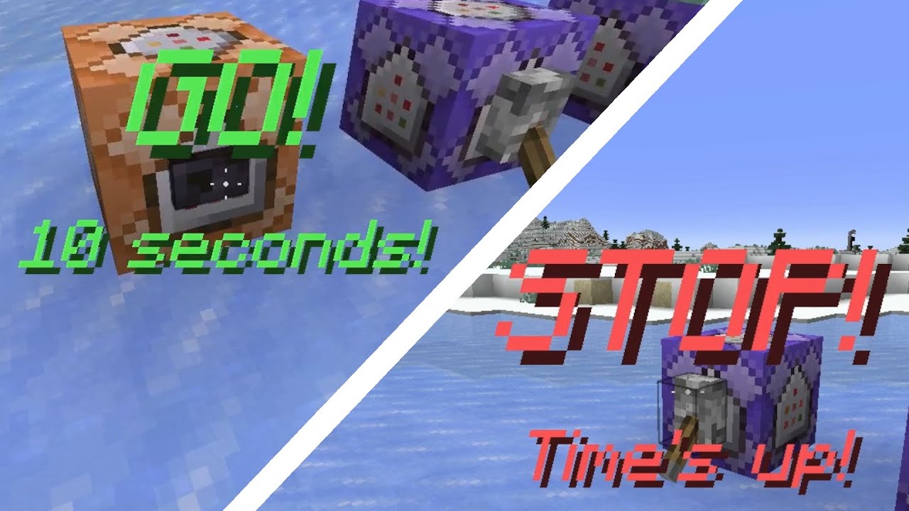 How To Make A Timer In Minecraft Command Blocks How To Make A Timer In Minecraft Command Blocks