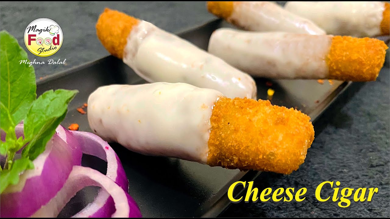 Cheese Cigar | Cheesy Rolls | Cheesy Starter | Quick & Easy Snack - YouTube