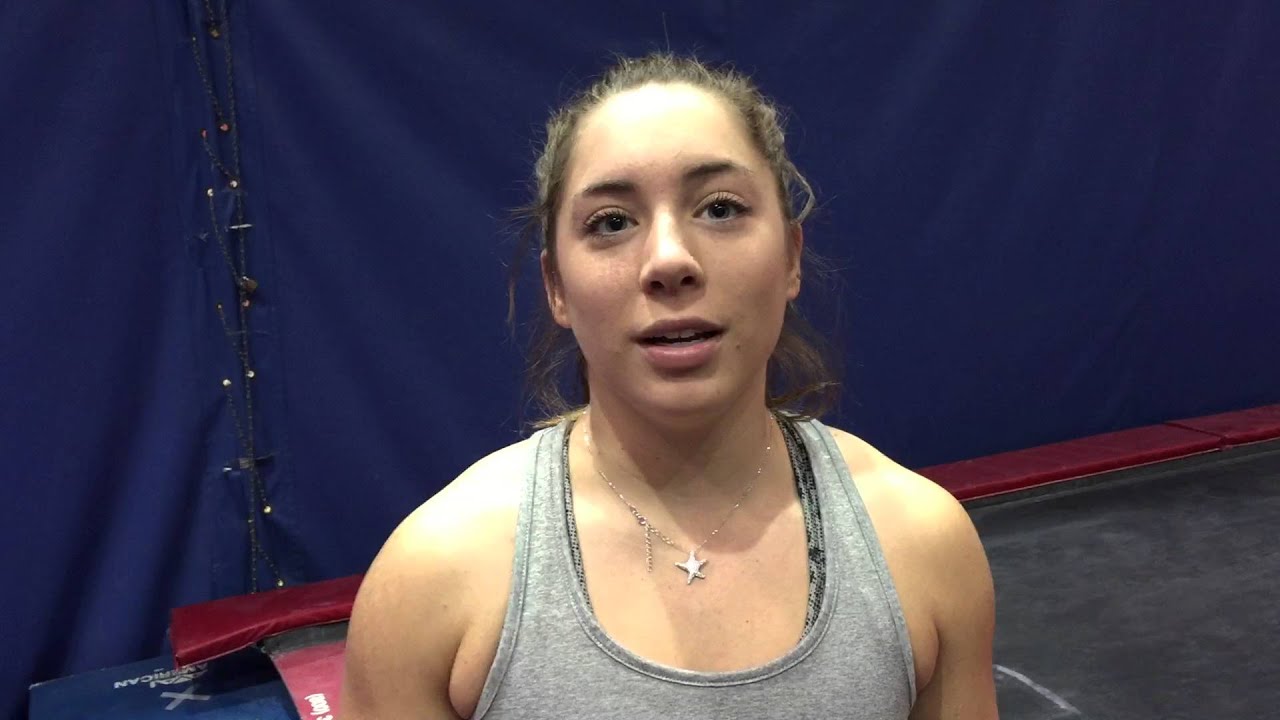RVision: @RUGymnastics April Baker - 1/7/16 - YouTube