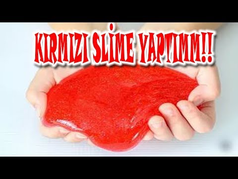 İLK DEFA SLİME YAPTIM!!