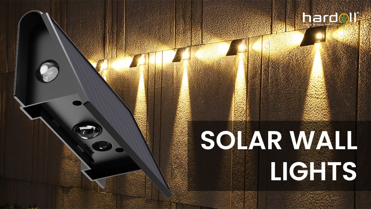 HARDOLL SOLAR WALL LIGHTS (SWL-3S-W) | WATERPROOF LAMP | LED LIGHTS ...