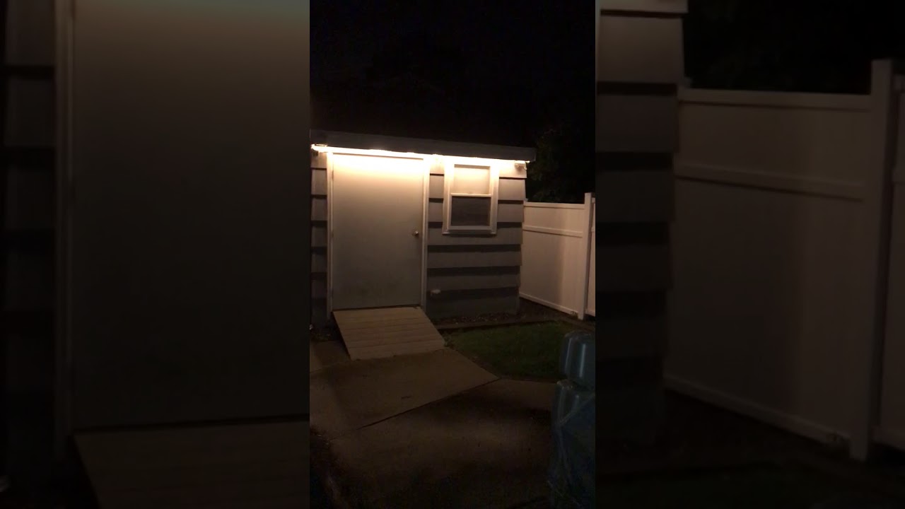 RAB Mini Motion Sensor for shed lights - 500 watt max 180 Degree - YouTube