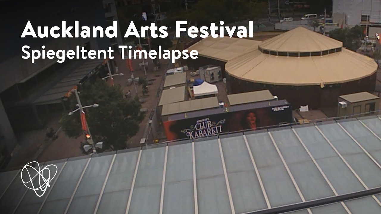 The AKLFEST Spiegeltent Coming to Life in Aotea Square | Auckland Live ...
