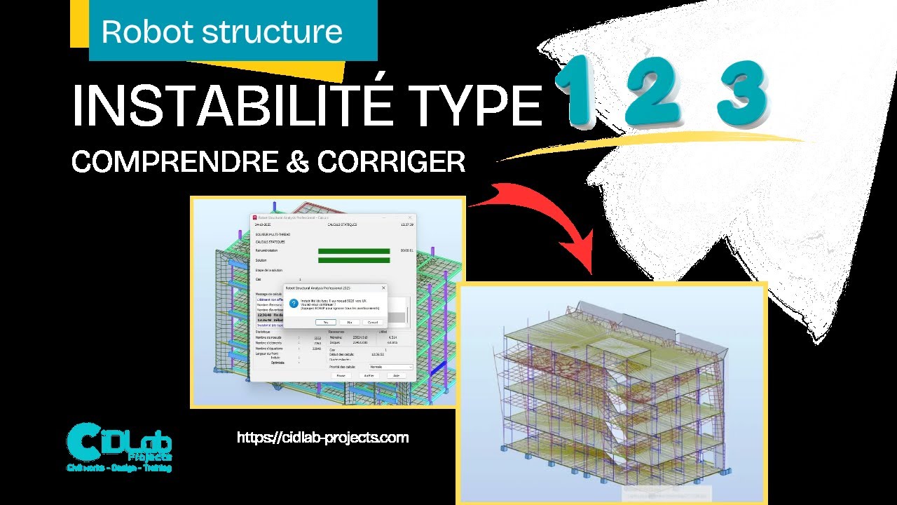#011- Robot Structural - Instabilité de type 1, 2 ,3 : Comprendre et Corriger les erreurs de ...