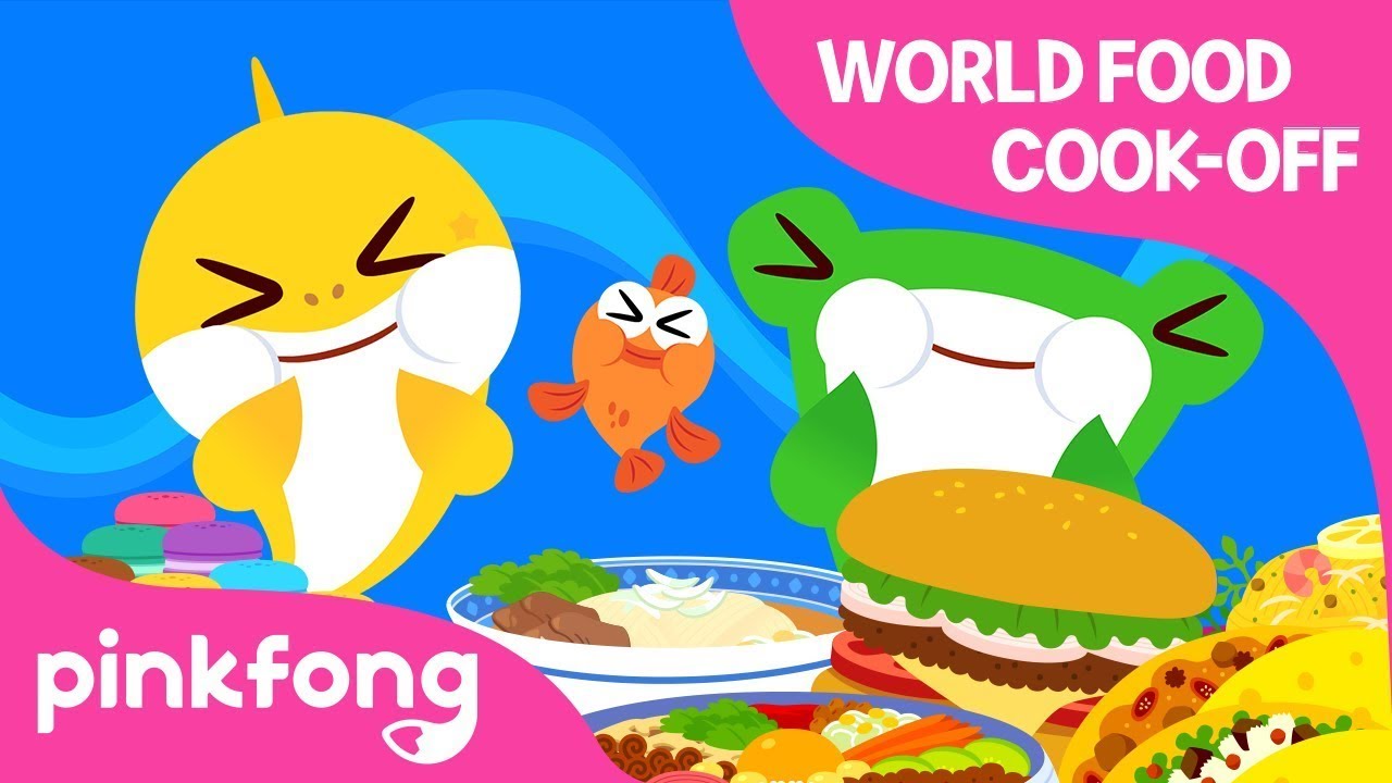 The World Food Cook off | Around the World with Baby Shark | Baby Shark ...