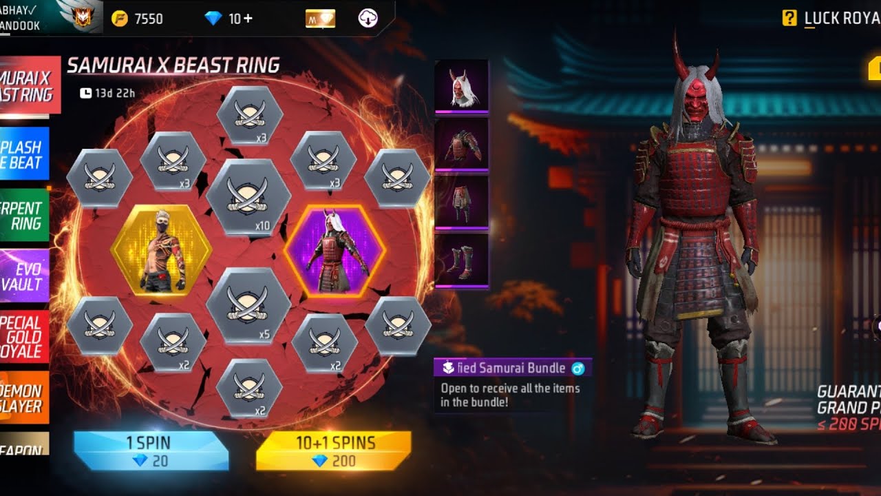 Get ready for the ultimate showdown in the Free Fire Max Samurai Event ...