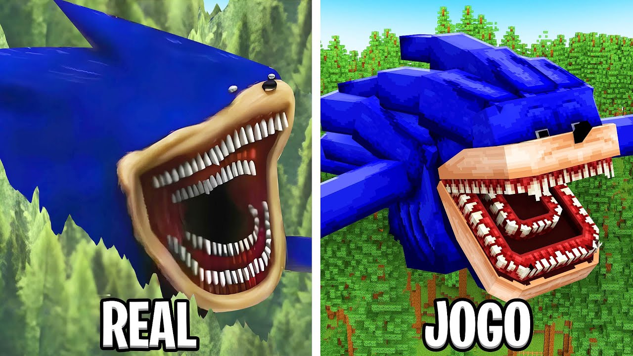 SHIN SONIC TAPE REAL vs SHIN SONIC TAPE no MINECRAFT 3 - YouTube