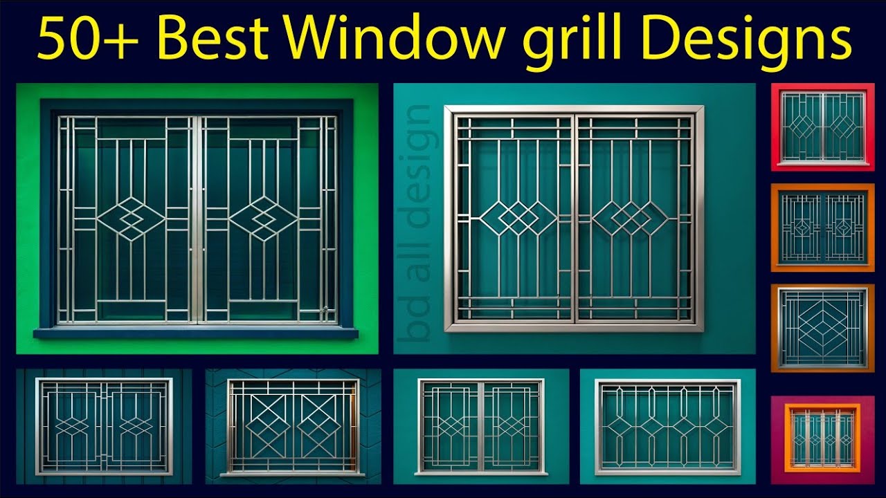 50+ Best iron window grill designs | Latest Steel Window Grill Designs ...