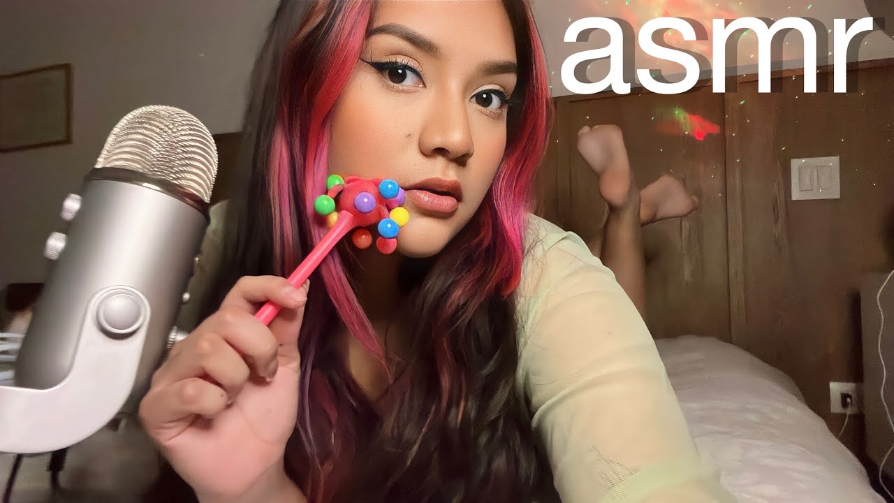 Haciendo ASMR desde mi cama - DUERME BOMBA 💤 - YouTube