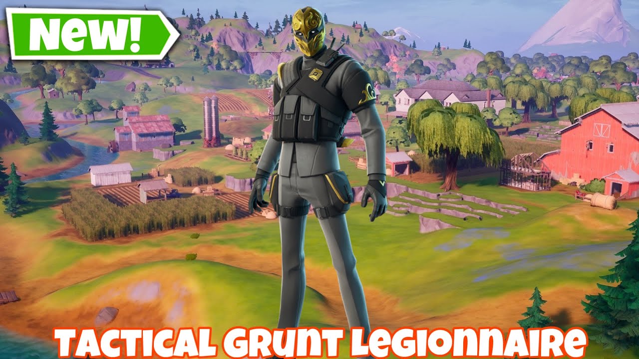 Fortnite Tactical Grunt Legionnaire Skin Gameplay - YouTube