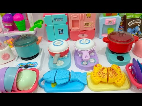4 minutes Satisfying with unboxing hello kitty kitchen set toys ...
