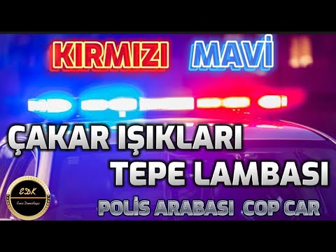 Polis Lambası | Tepe Lambası | Çakar | Kırmızı Mavi | COP CAR | POLİCE |
