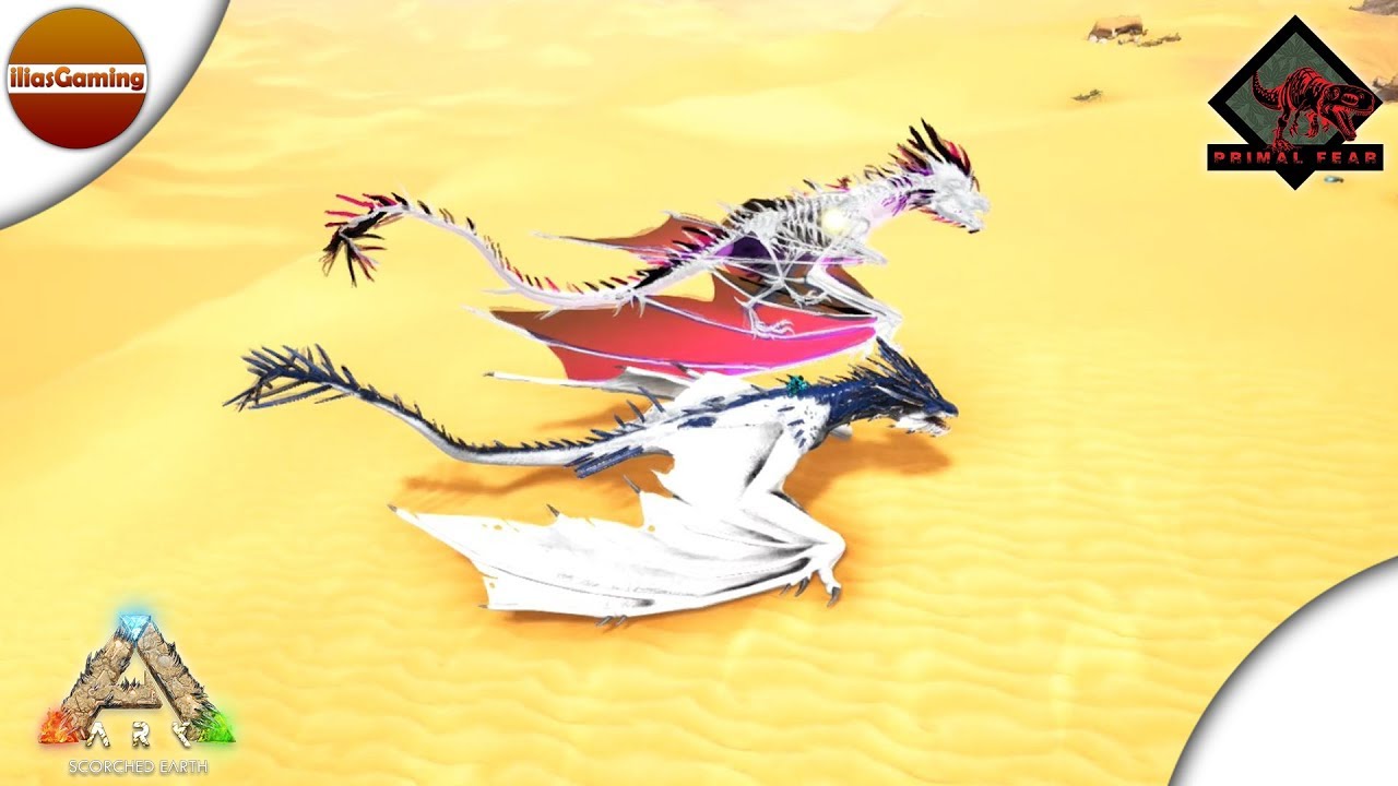 Spirit Wyvern & Celestial Wyvern. ARK Scorched Fear E23 (Greek gameplay ...