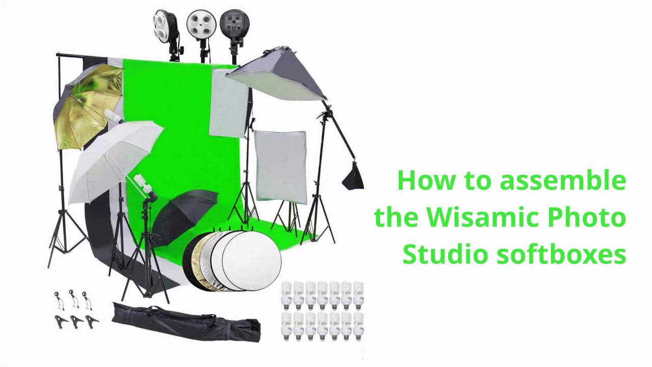 Wisamic Softbox Assembly - YouTube