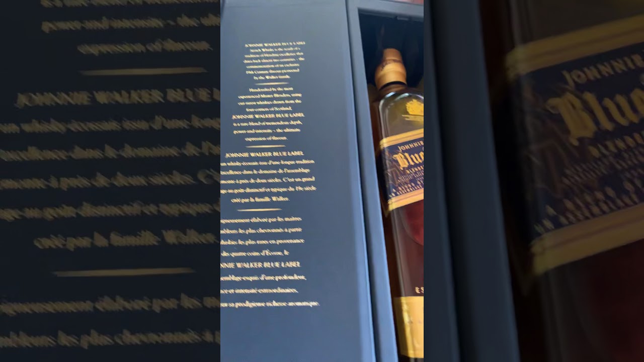 Blue label and jack Daniels - YouTube