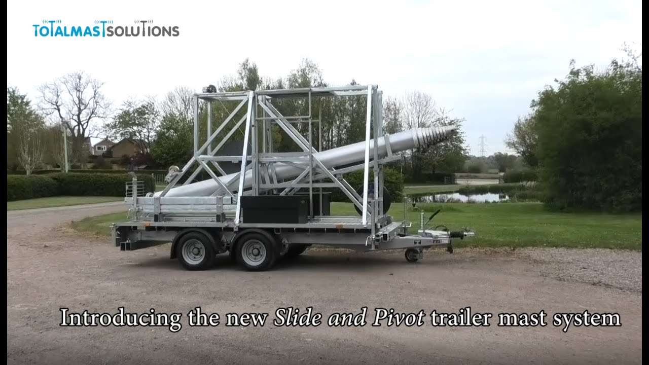Slide & Pivot Trailer | Total Mast Solutions - YouTube