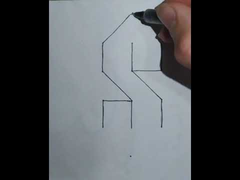 3D HARF ÇİZİMİ / KOLAY 3D  ÇİZİM