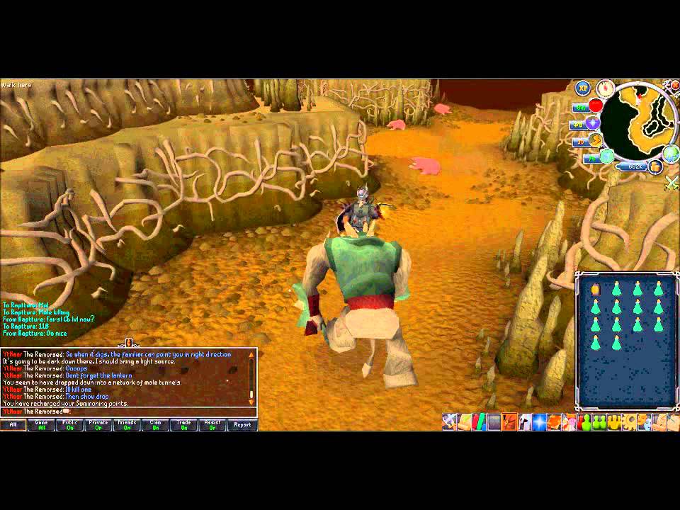 runescape Giant mole guide 2012 - YouTube