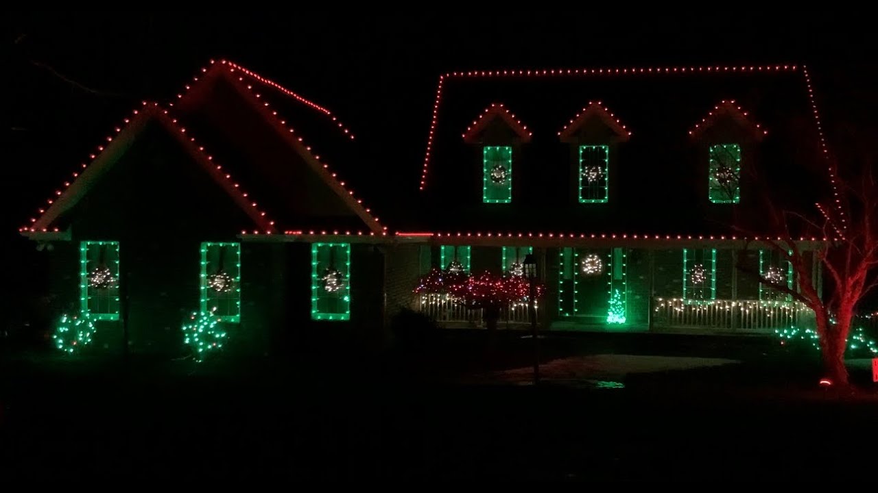 The Polar Express - Christmas Light Show 2022 - YouTube