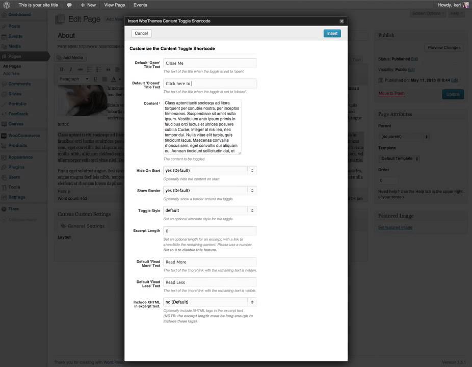 Wordpress: How to add a content toggle - YouTube